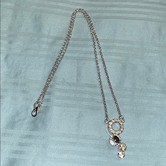 Jewelry | Nwt Gorgeous Diamond Necklace 16 Inch Chain | Poshmark